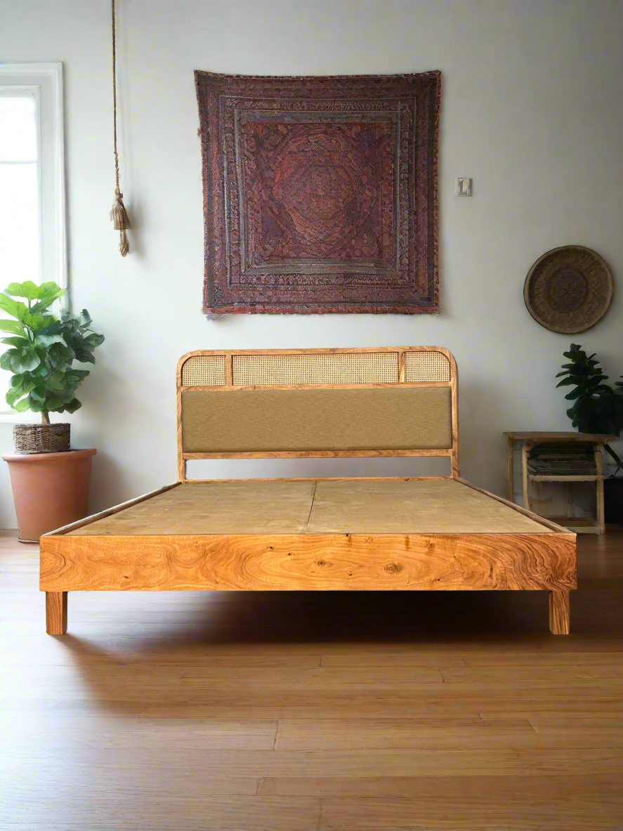 Gabe Rattan Bed – TimberManor